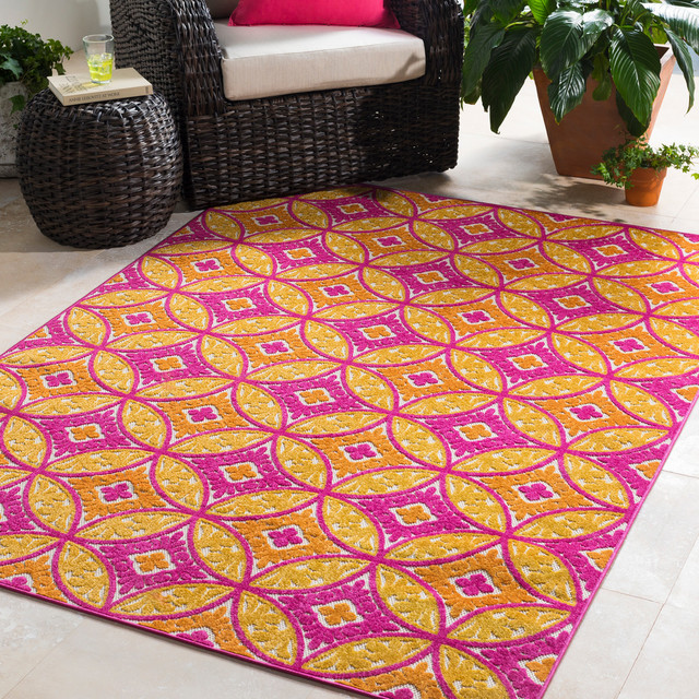 Machine Woven Jolene Area Rug JOL-1013, 5'3"x7'3" - Contemporary ...