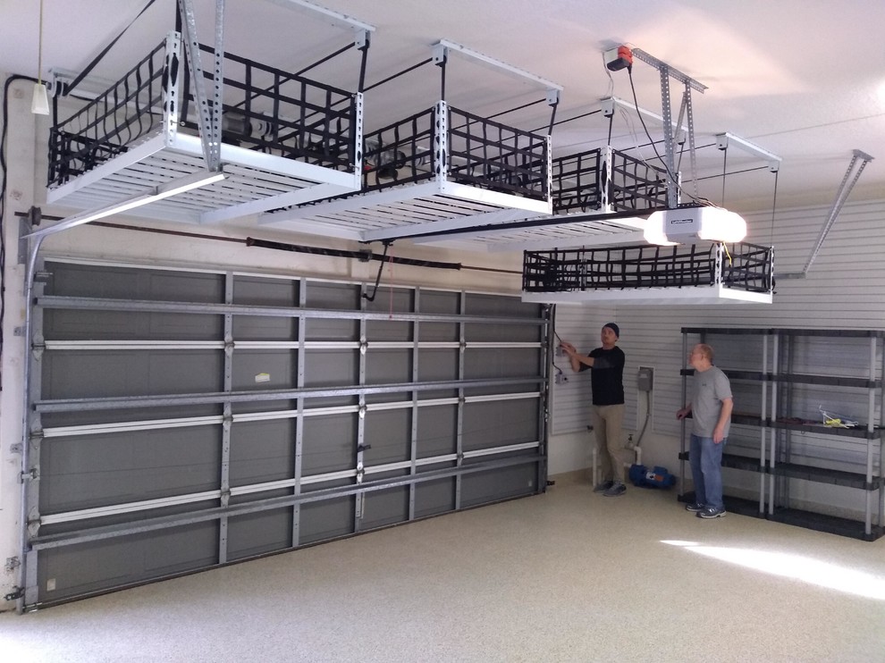 Miller Motorized Overhead Racks - Traditional - Miami - by The Garage ...