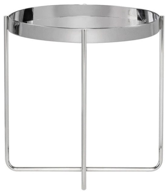 Ayesha Stainless Steel Side Table - Contemporary - Side Tables And End Tables - by Virgil Stanis ...