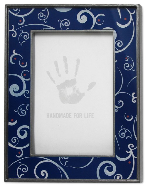 Scintillating NightPainted Glass Photo Frame, 4x6 - Contemporary ...