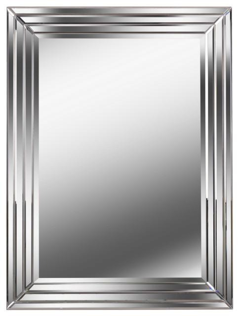 Kenroy 60427 Mirror, Exeter Collection, Mirror Finish - Contemporary ...