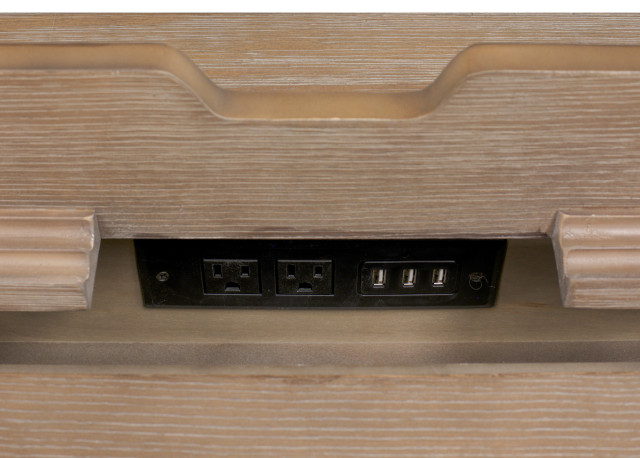 Carson Wood Electronic Sit/Stand Desk - Transitional - Desks And ...