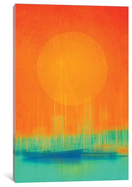 "Marina Dream" by Victor Vercesi, Canvas Print, 18x12x1.5" - Beach ...