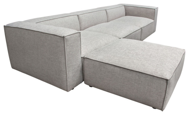 Vice 2PC Modular Sofa, Barley Fabric by Diamond Sofa - Transitional - Sectional Sofas - by ...
