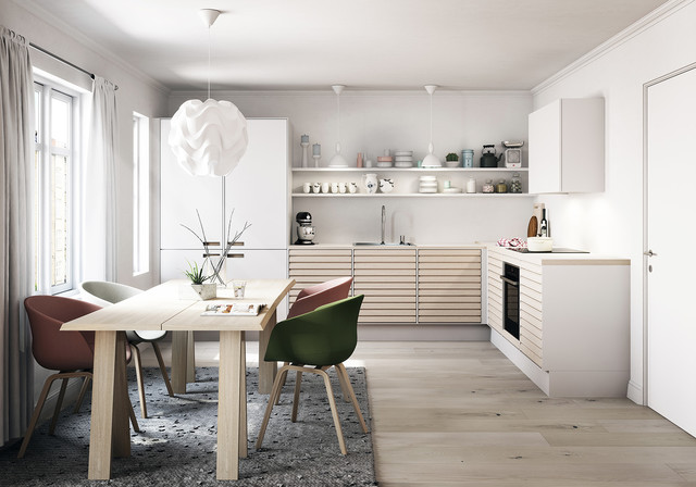 23 Scandinavian Kitchens That Pack Extra Punch