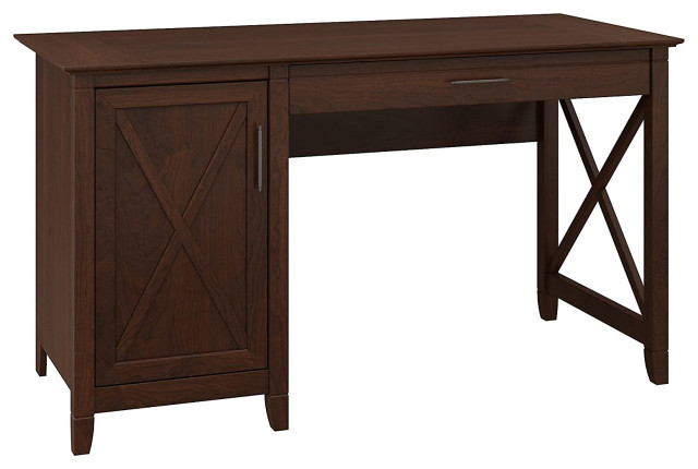 Classic Desk, Drawer With Flip Down Front & X-Shaped Accents ...