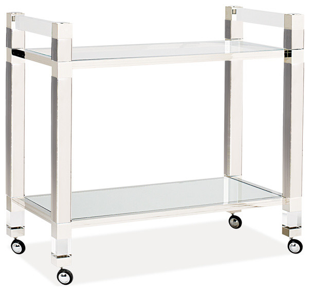 Cosmopolitan Bar Trolley - Contemporary - Bar Carts - by ARTEFAC | Houzz