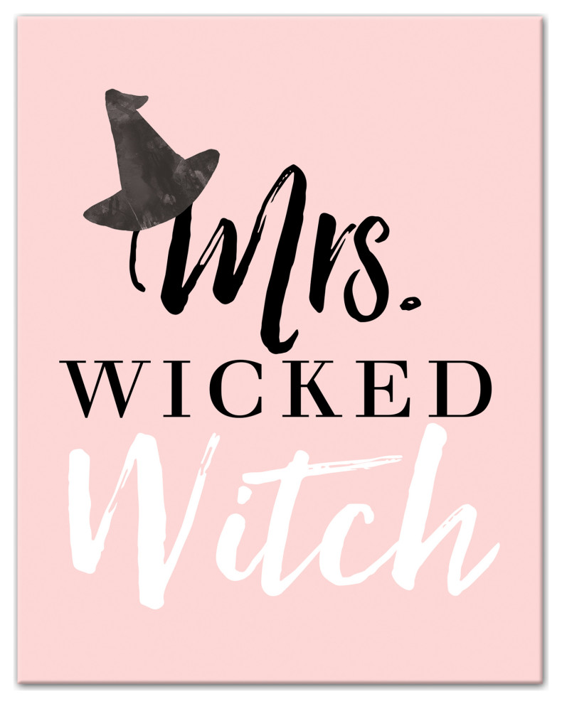 Mrs. Wicked Witch 11x14 Canvas Wall Art, 11x14 - Contemporary - Prints ...