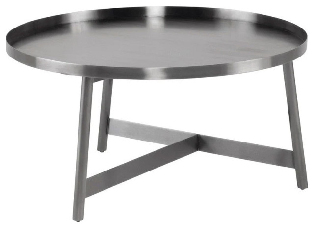 Jovi Graphite Coffee Table - Midcentury - Coffee Tables - by Rustic ...
