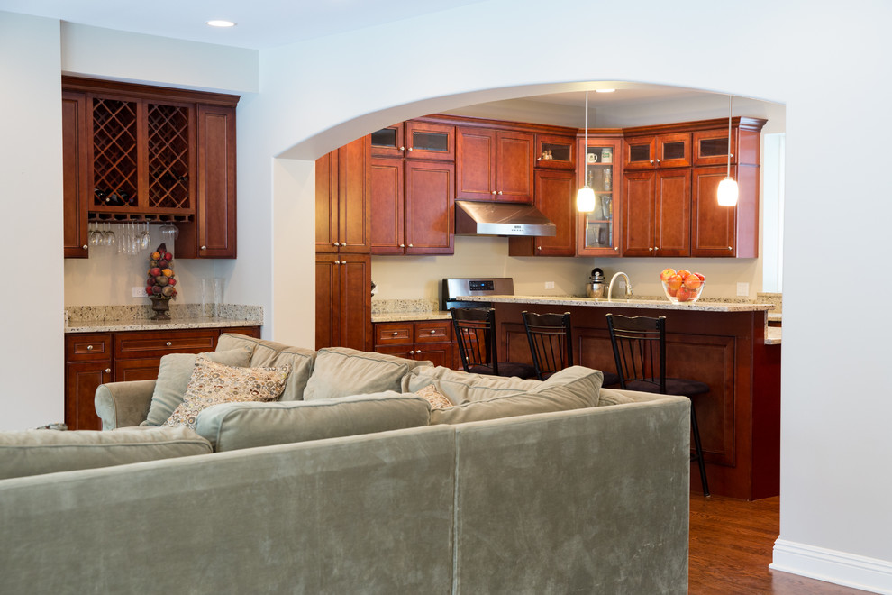 Suburban Transformation - Traditional - Living Room - Chicago - by ...