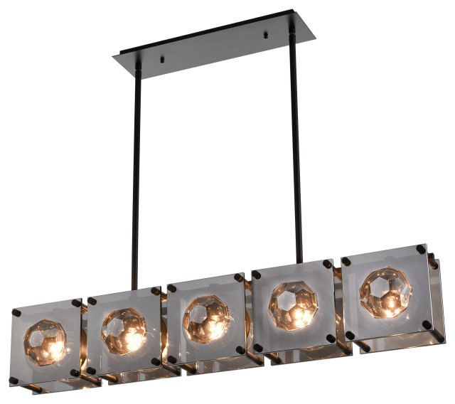 ELK Home D4651 Brilliance 5-Light Island Light - Contemporary - Kitchen ...