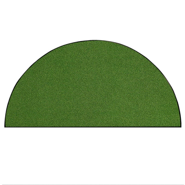 FurnishMyPlace Green Turf Artificial Grass Indoor/Outdoor Area Rug, 72 ...