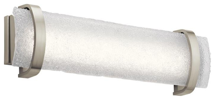 Elan Lighting 1 Light 25 1/4 LED Vanity Linear Bath in Brushed Nickel ...