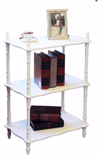Rectangular 3-Tier Corner Stand - Traditional - Display And Wall ...