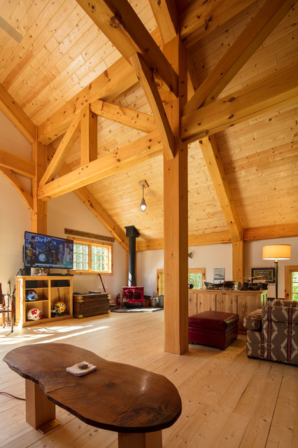 Timber frame Man Cave-Party Barn - Campagne - Autres périmètres - par ...