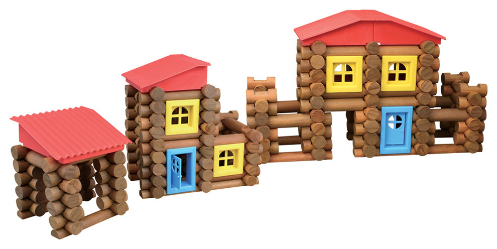 270-Piece Tumble Tree Timbers With Colored Box - Traditional - Kids ...
