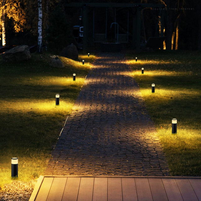 12-Pack 5W LED Pathway Light, Low Voltage, 3000K Warm White ...