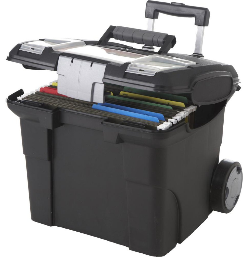 Premium File Cart - Contemporary - Filing Cabinets - by BisonOffice | Houzz