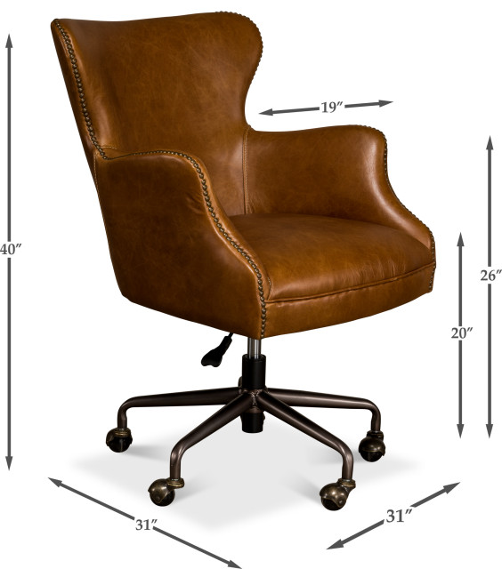 Andrew Jackson Desk Chair - Industrial - Office Chairs - by HedgeApple ...