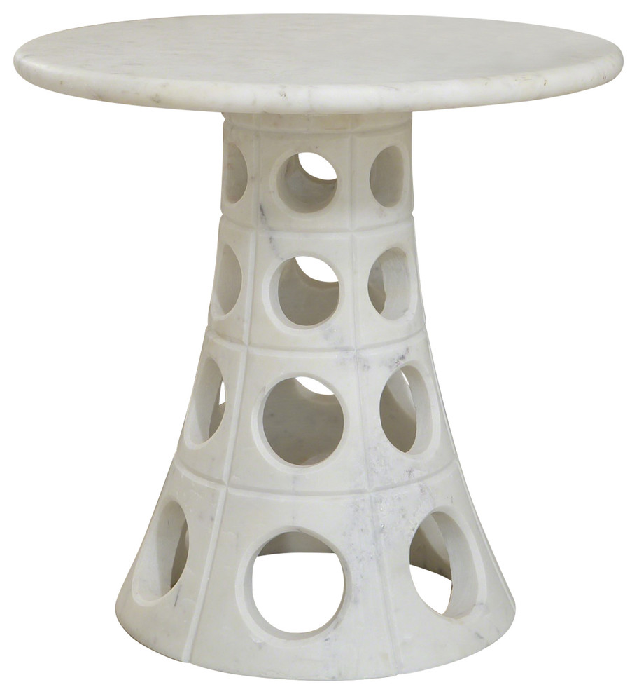 Taper Circle Side Table - Traditional - Side Tables And End Tables - by ...