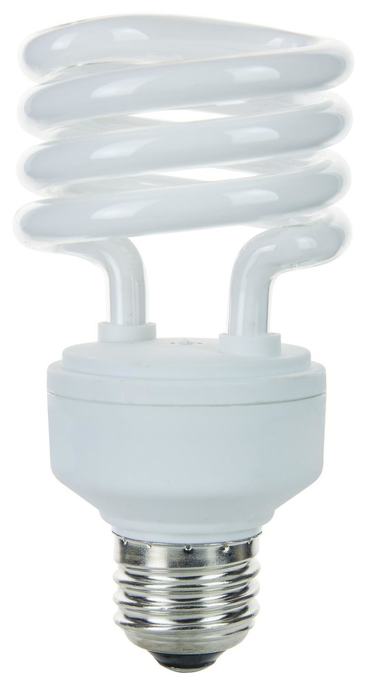Sunlite 18 Watt Super Mini Spiral, Medium Base, Daylight - Traditional ...
