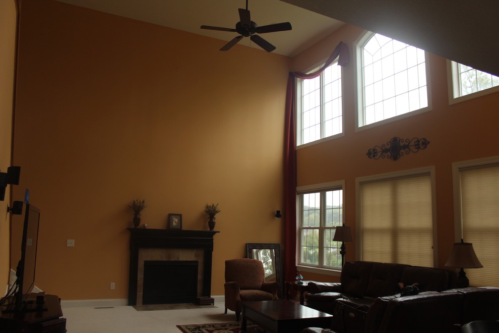 Wall decor for a 2 story wall