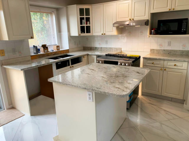 Colonial White Granite Countertop - Kitchen - Calgary - by The Granite ...