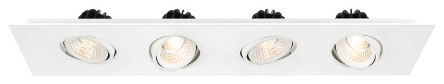 Eurofase 30236-02 4-Light Downlight, White Finish - Modern - Recessed ...