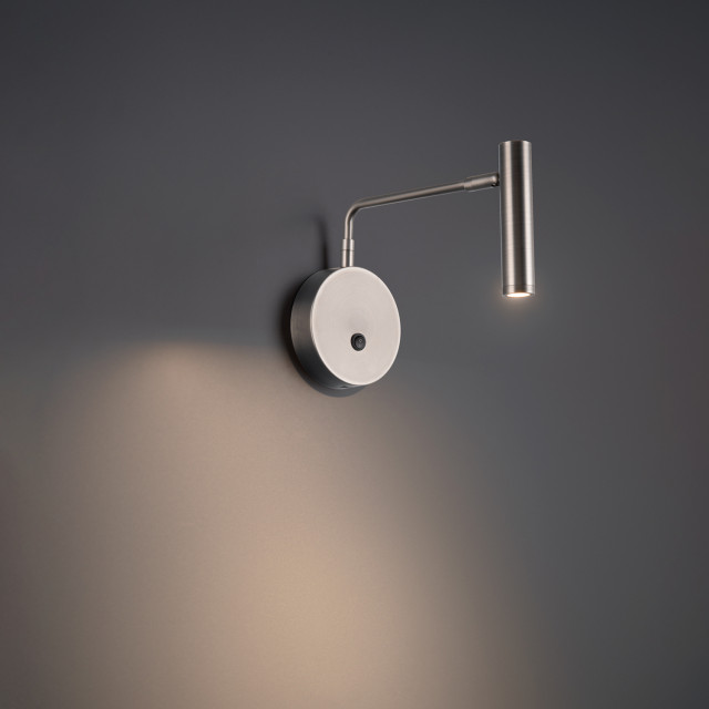 Sprig LED Swing Arm in Brushed Nickel - Modern - Swing Arm Wall Lamps ...