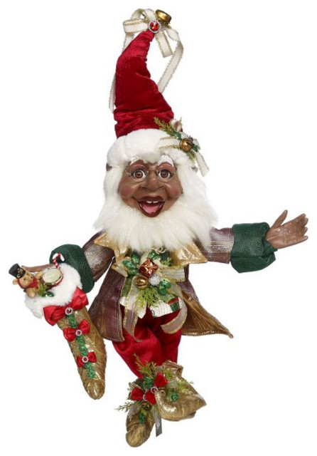 Mark Roberts 2020 Collection African-American Stocking Stuffing Elf ...