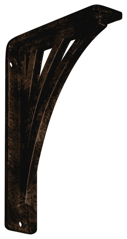 Nevio Wrought Iron Bracket, 1 1/2"Wx5 1/2"Dx8"H - Transitional ...