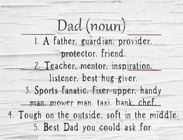 Dad (noun) Pallet Art - Contemporary - Prints And Posters - by ...