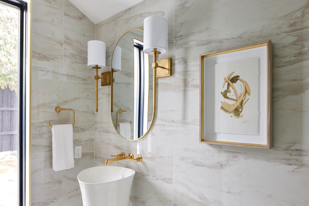 Nikki Chu Home Tour - Modern - Bathroom - Chicago - by The Tile Shop ...