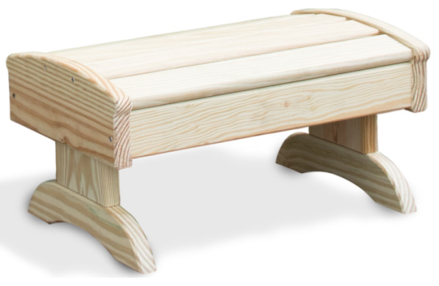 Foot Stool in Pressure Treated Pine - Transitional - Outdoor Footstools ...