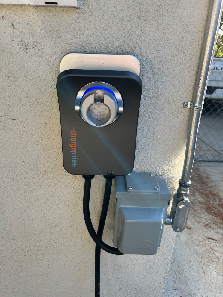 Outdoor EV Charger - House Exterior - Los Angeles - by Assured Quality ...