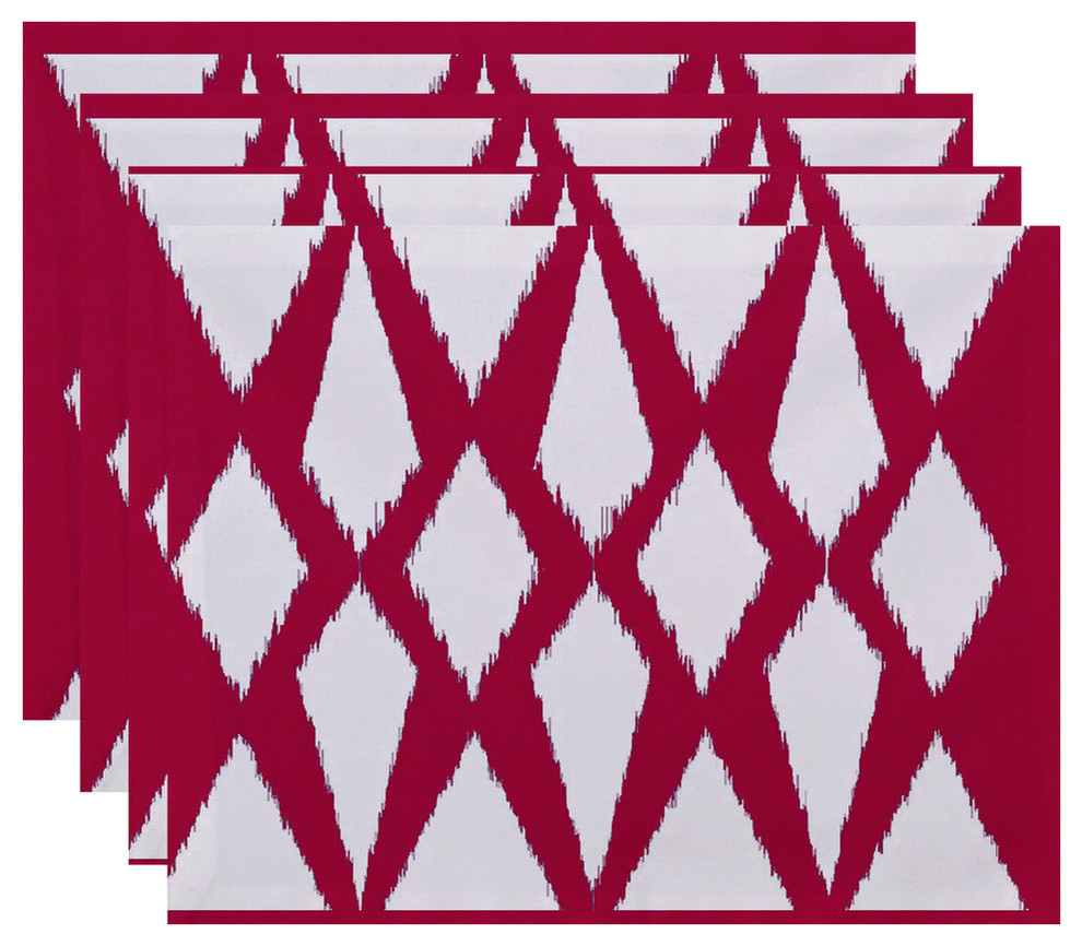 Geometric Decorative Placement, Set of 4 - Contemporary - Placemats ...