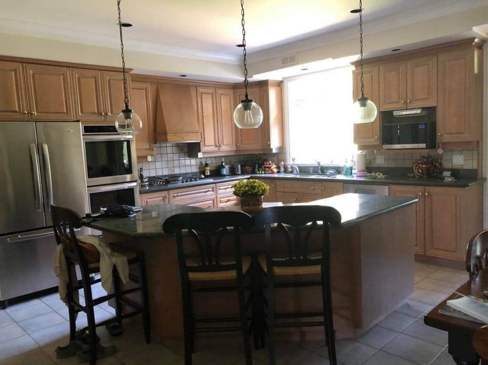 Angled Island to Straight | Houzz Forum