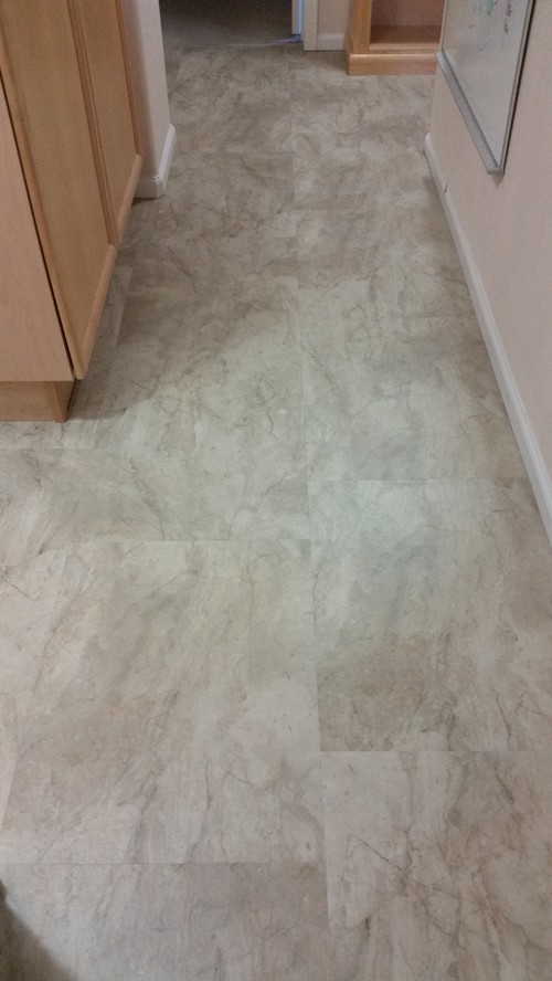 Real-World Photos of Coretec Plus Antique Marble Tile