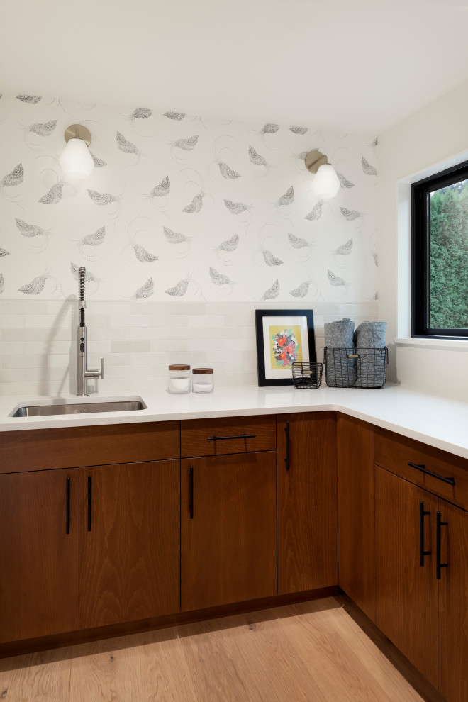 Burien Mid-Century - Midcentury - Laundry Room - Seattle - by Kimberlee ...