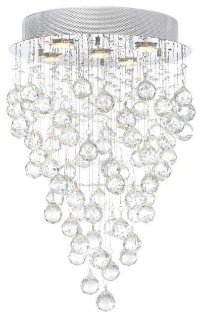 Rain Drop Flush Mount, 16 Inches - Contemporary - Flush-mount Ceiling ...