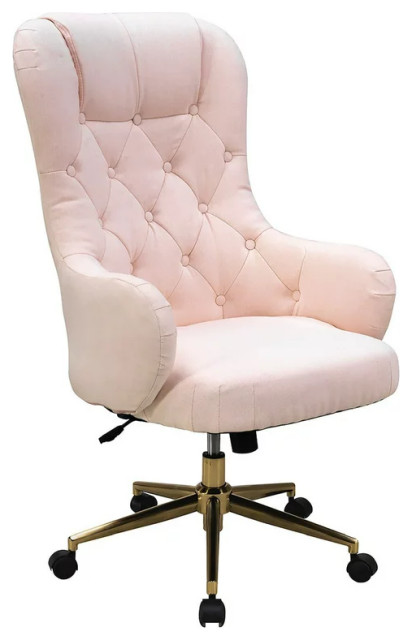 Ergonomic Office Chair, Padded Seat & Comfortable Button Tufted High ...
