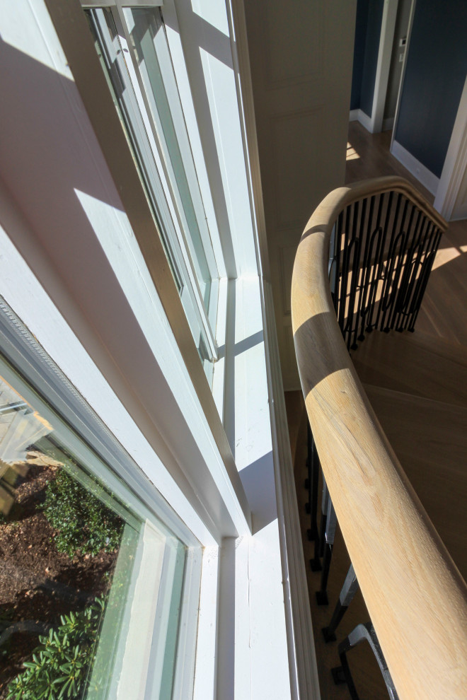 95_Remarkable and elegant floating elliptical staircase, McLean, VA ...