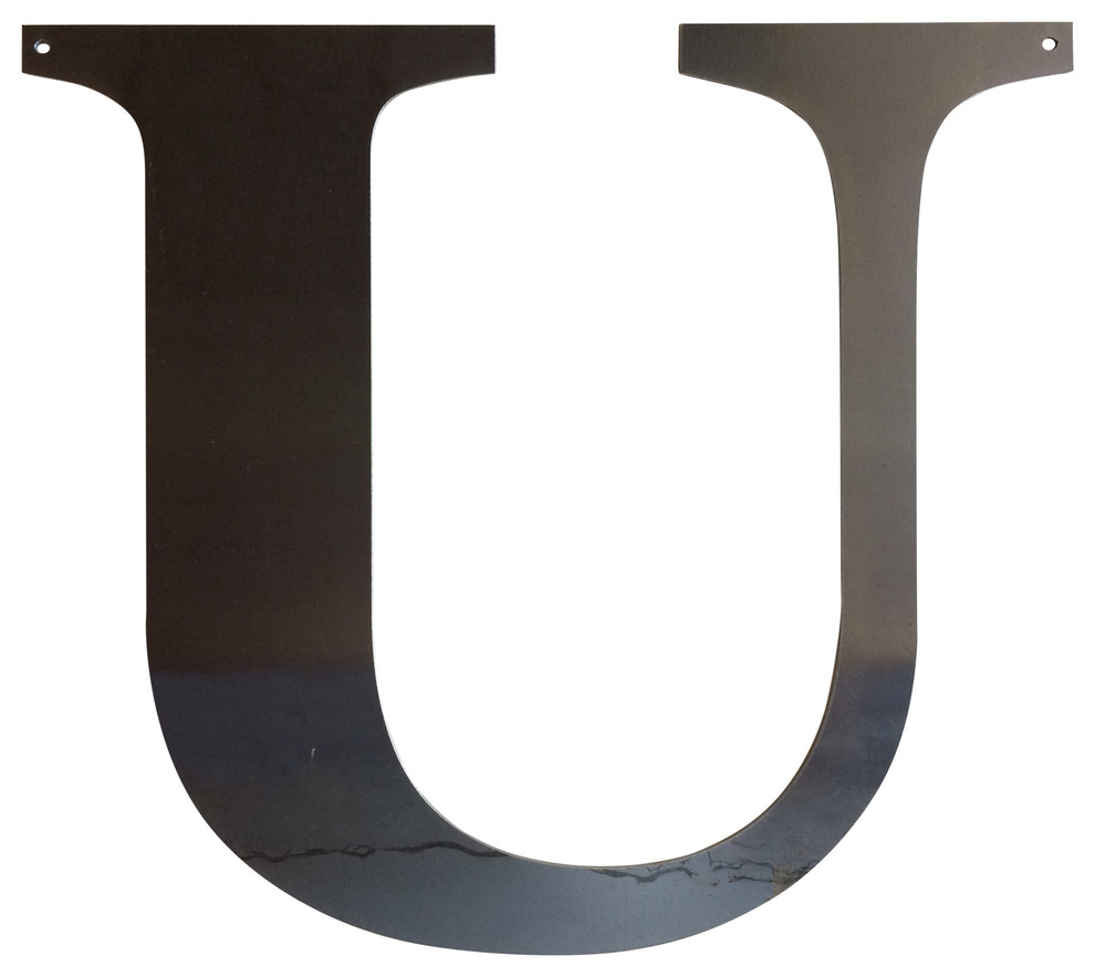 Rustic Large Letter "U", 18" - Contemporary - Wall Letters - by ...