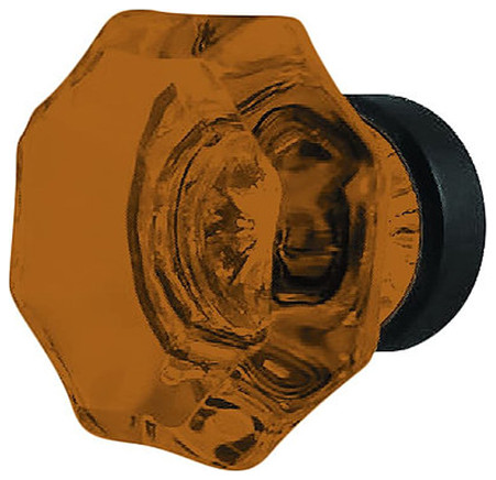 Crystal Octagon Glass Cabinet Knobs & More Home Decor - Contemporary - Cabinet And Drawer Knobs ...