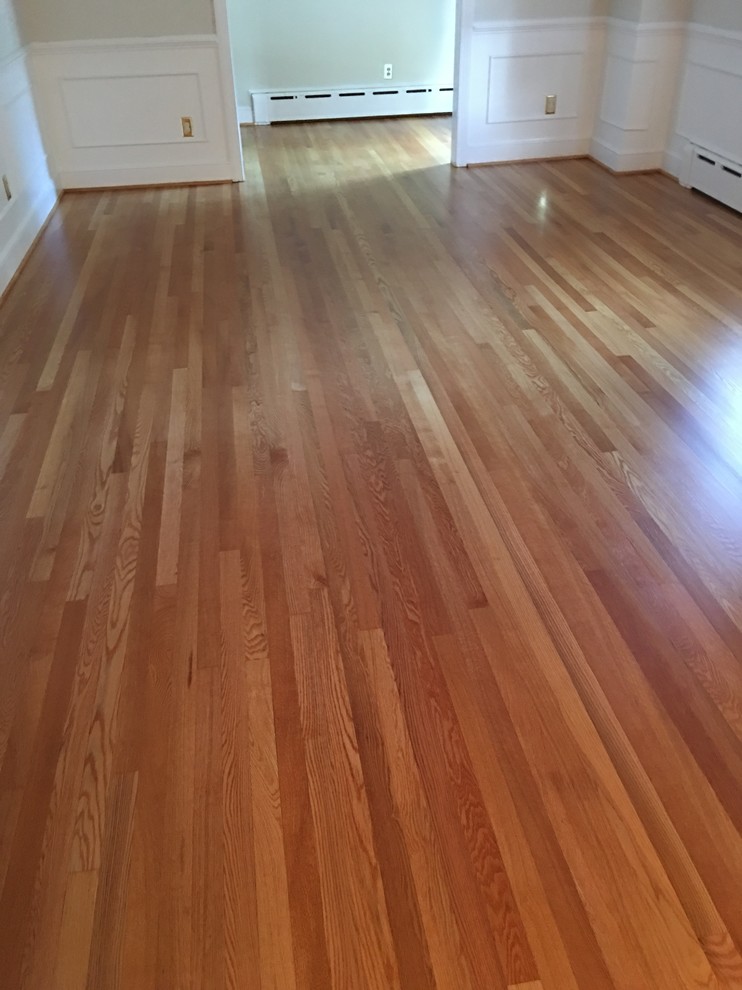 Red Birch Floors Sanded & Finished - Traditional - Other - by Sheaves ...
