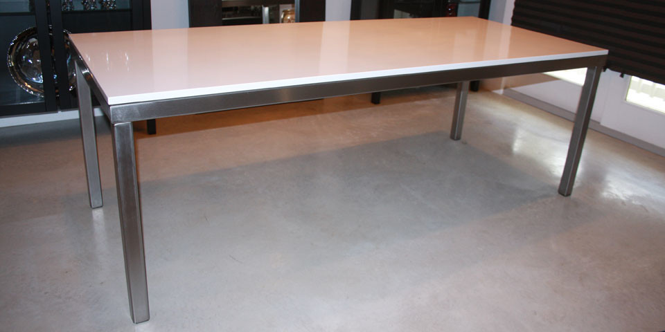 Modern Silestone Dining Table - Modern - Austin - by Refined Elements ...