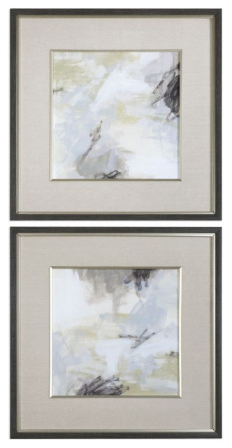 Uttermost Abstract Vistas Framed Prints Set of 2 - Contemporary - Prints And Posters - by Hudson ...