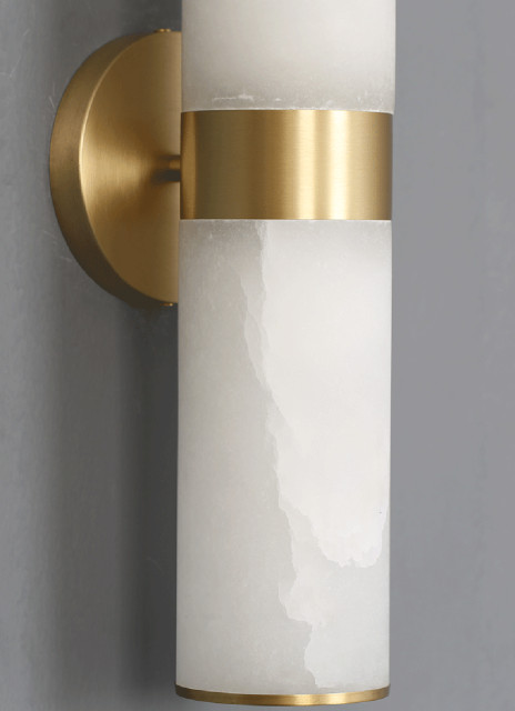 Natural Marble Modern Wall Sconce - Contemporary - Wall Sconces - by ...