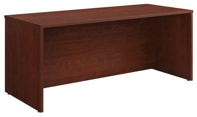 Sauder Affirm 72" x 30" Engineered Wood Desk Shell in Classic Cherry ...