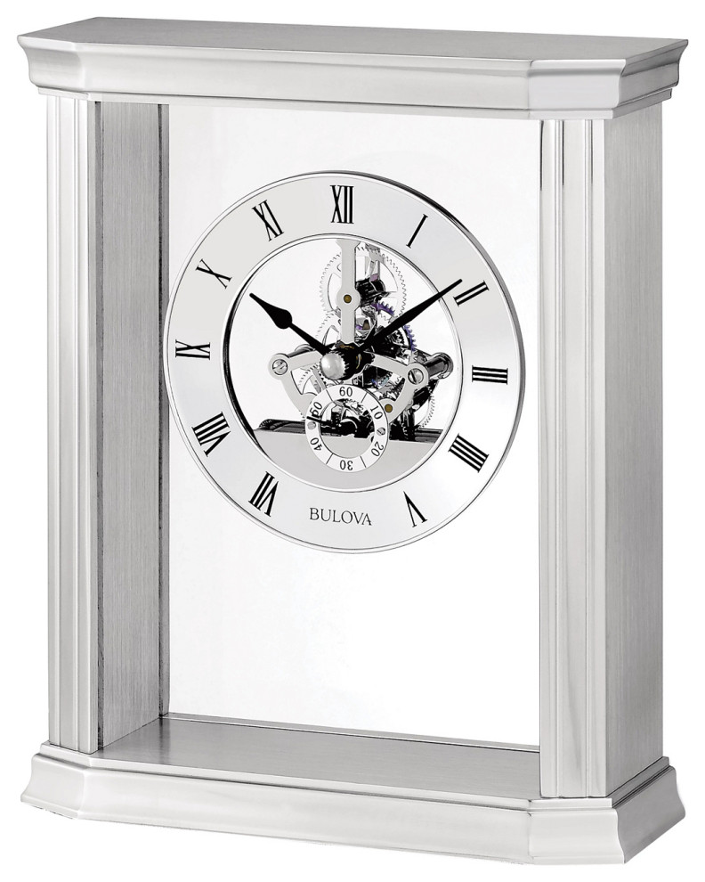 Bulova Cate Mantel Clock - Transitional - Desk And Mantel Clocks - by J ...